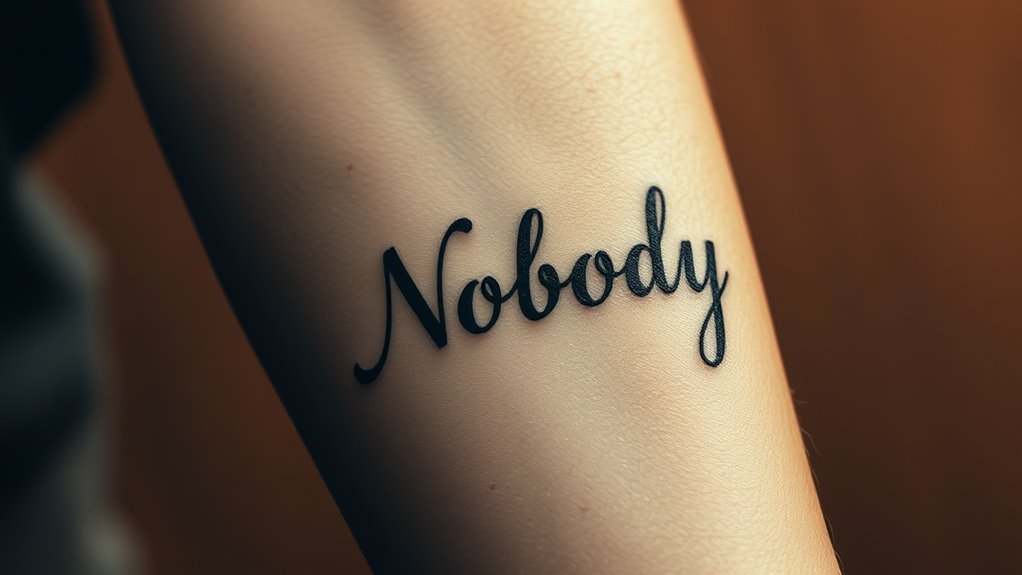 Nobody Tattoo Meaning and Symbolism - Glamour Life